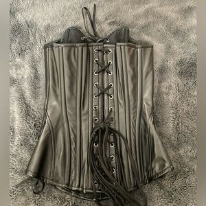 Corset Story | Intimates & Sleepwear | Pvc Overbust Corset With ...